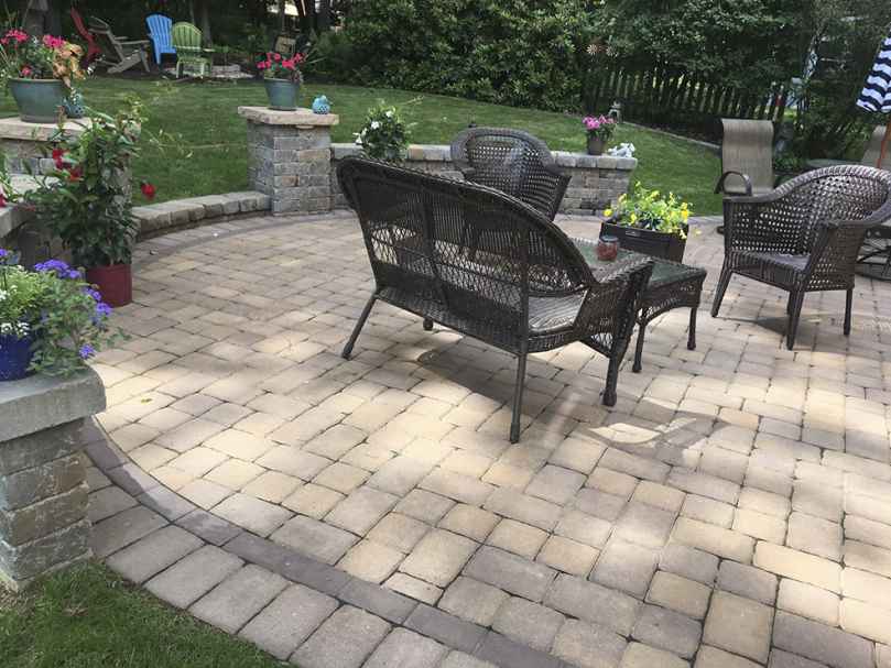 Local Retaining Wall and Stone Paver Examples